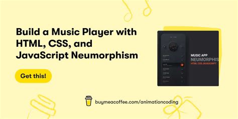 Build A Music Player With Html Css And Javascript Neumorphism