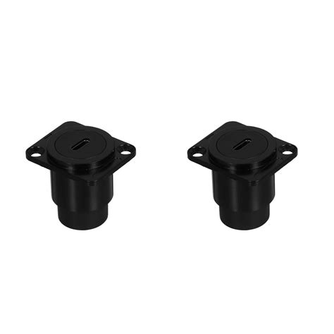 Ounona 2pcs Bulkhead Connector Front Panel Adapter Ethernet Panel Mount Socket Pass Through
