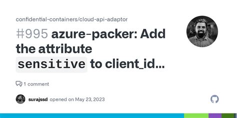 Azure Packer Add The Attribute `sensitive` To Clientid Secret And