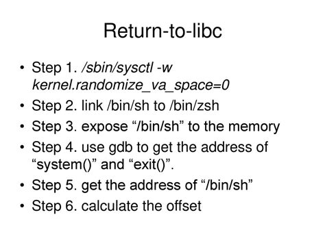 Return To Libc Lab Zutao Zhu 0925 Ppt Download
