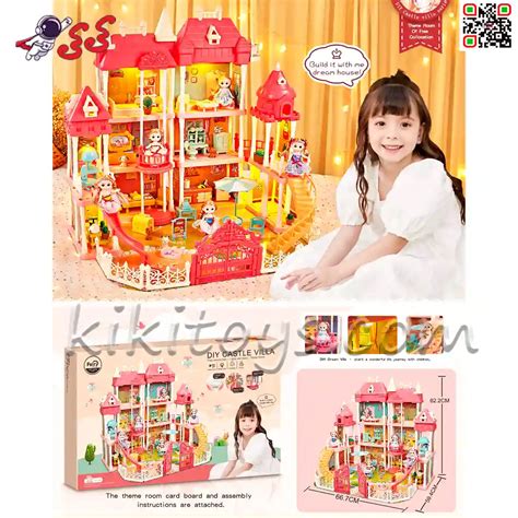 قصر و خانه باربی اسباب بازی سه طبقه موزیکال دخترانه کی کی تویز قیمت و