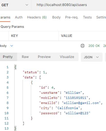Response Entity In Rest API CRUD Example Spring Boot