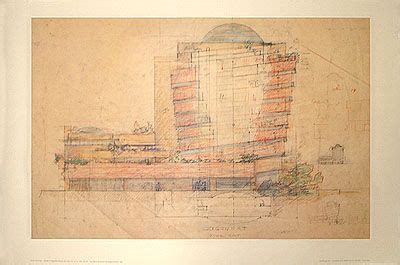 Drawing Of The Guggenheim Guggenheim Museum 1071 Fifth Avenue New