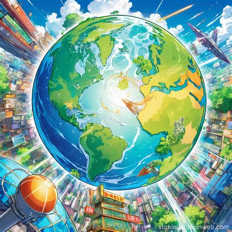 Protecting The Earth Stable Diffusion Online