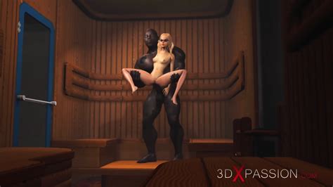 Virgin Nerd Girl In Glasses Gets Fucked By Black Basketball Player In Sauna