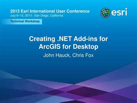 ppt creating add ins for arcgis for desktop powerpoint