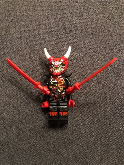 Lego Rare Figurine Ninjago Oni Mask Of Vengeance Gebraucht In Fully