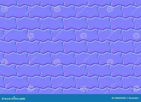 Normal Map Seamless Texture Of Wooden Metal Or Plastic Siding Wall Panels Royalty Free Stock