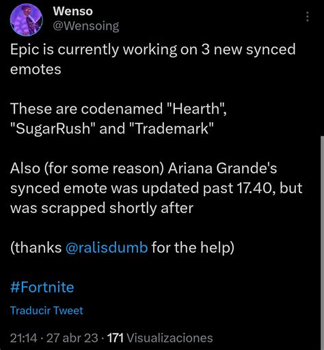 Epic Is Working On 3 New Synced Emotes Via Wensoing Rfortniteleaks