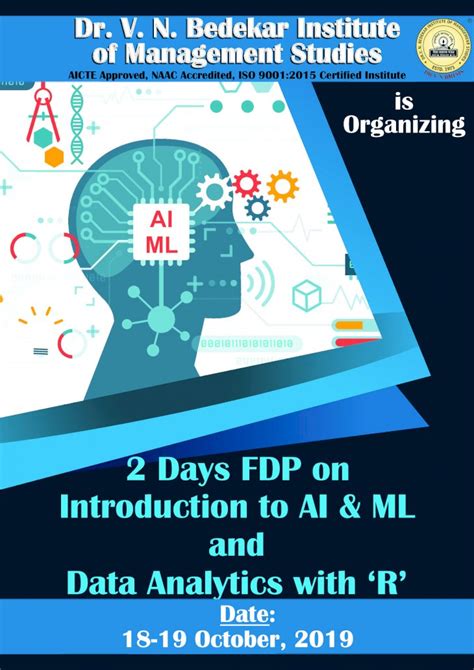PDF AI ML FDP BrochureAI ML Introduction To AI ML And Data Analytics With R Days FDP
