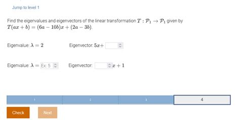 Solved Jump To Level 1 Find The Eigenvalues And Eigenvectors