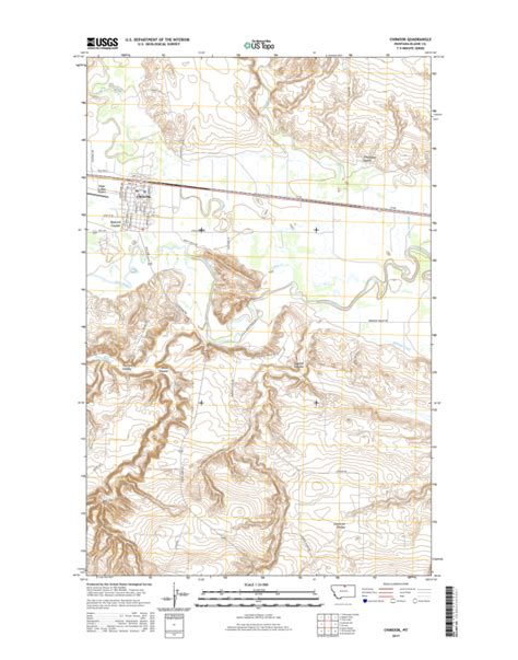 Chinook Montana 24k Topo Map