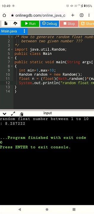 How To Generate Random Float Number Between Two Given Number In Java Regex Coding Java
