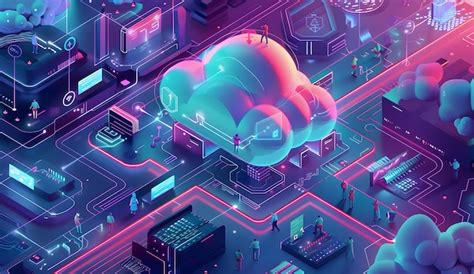 Cloud Computing Illustration Cloudnative Data Cloud Cloud Tech Cloud Technology Cloud Computing
