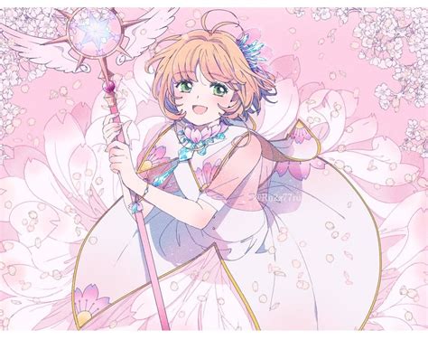 Kinomoto Sakura Cardcaptor Sakura Drawn By Rii A Ru Danbooru