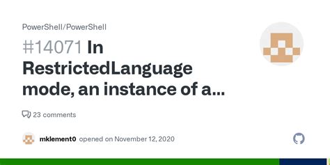 In RestrictedLanguage Mode An Instance Of A Given Type Cannot Be Created With A Cast But Can