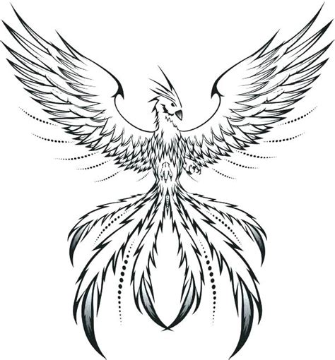 Phoenix Coloring Page At Getdrawings Free Download