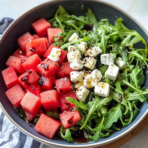 Watermelon Arugula Salad