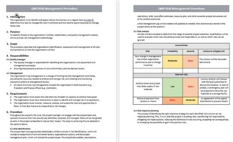 Qms 9001 Risk Procedure The 4 Step Risk Management Process Risk