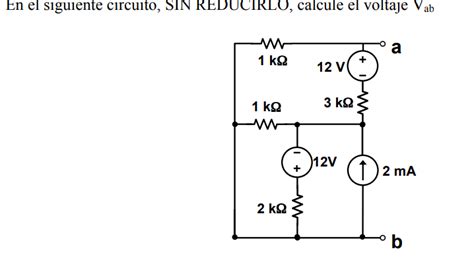 Kirchhoffs Laws Calculating Vab Without Reducing The Circuit Using