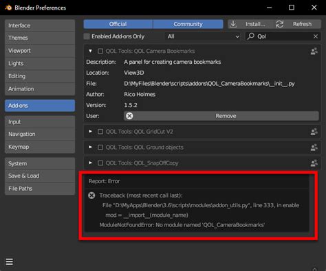 111585 Script Location Error Blender Blender Projects