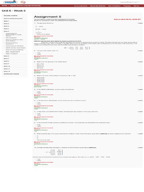 Week 05 Assignment 5 Pdf