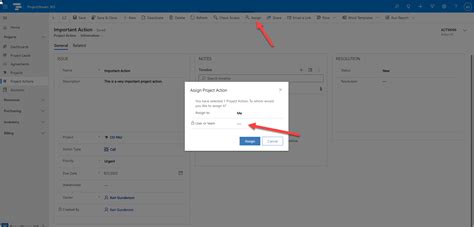 Manage Project Actions Overview Projectstream 365 Support