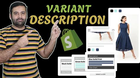 How To Add Different Description Per Variant [shopify Tutorial] Websensepro