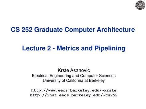 Ppt Metrics And Pipelining In Computer Architecture Powerpoint Presentation Id 9638654