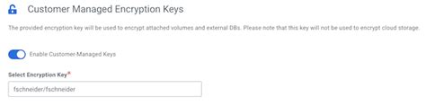 Adding A Customer Managed Encryption Key For Gcp