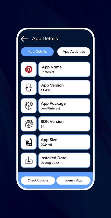 App Info Android App Source Code By Codemaxinfotech Codester