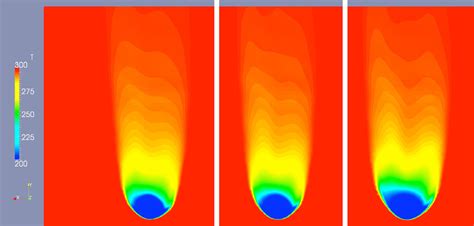 Surface Temperature Fluent Left OpenFoam Middle OpenFoam Including Download Scientific