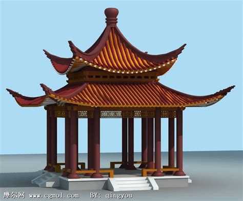 中式亭子效果图亭子效果图户外亭子效果图大山谷图库