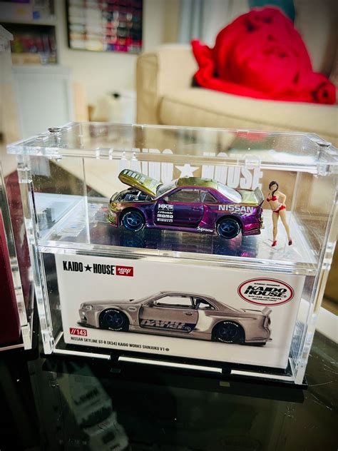Acrylic Perspex 1 64 Scale Double Diecast Model Car Display Case Perfect Scale Hobbies And Displays