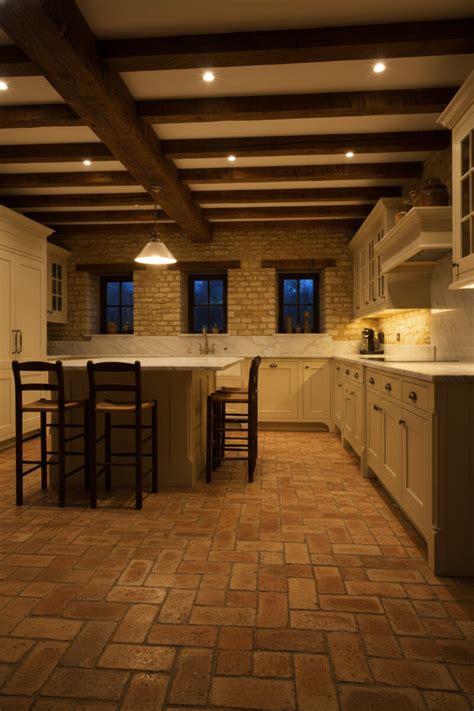 Inspiring Brick Floor Kitchen Ideas For A Timeless Look Tale Of Home