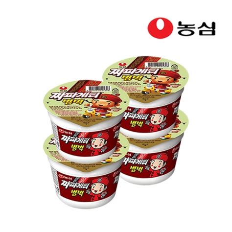 까까나라 공식몰 농심 짜파게티 범벅 70g X 4개 할인 중