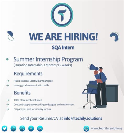 Summerinternship2023 Qaengineer Internshipopportunity Internship… Sqacircle