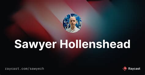 Sawyerh Sawyer Hollenshead