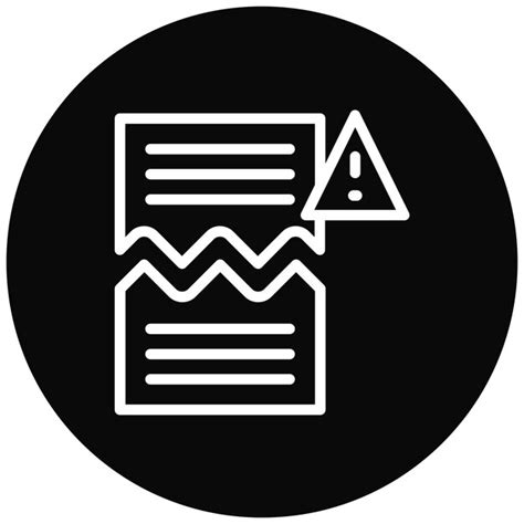 Premium Vector Corrupted File Vector Icon Illustration Of Corruption Iconset