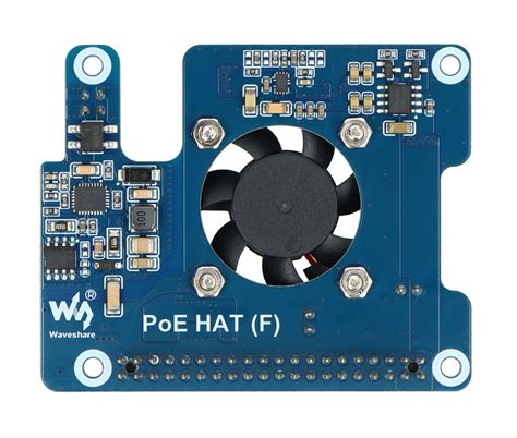 Power Over Ethernet Hat F Nakładka Zasilająca Poe I Sieciowa 802 3af At Do Raspberry Pi 5