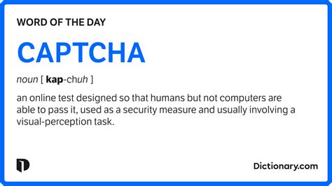 Word Of The Day Captcha