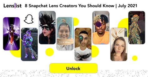 8 Snapchat Lens Creators You Should Know July 2021 Lenslist Blog