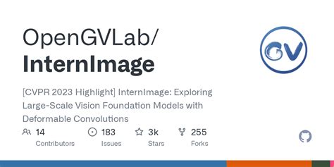 Github Opengvlab Internimage [cvpr 2023 Highlight] Internimage Exploring Large Scale Vision