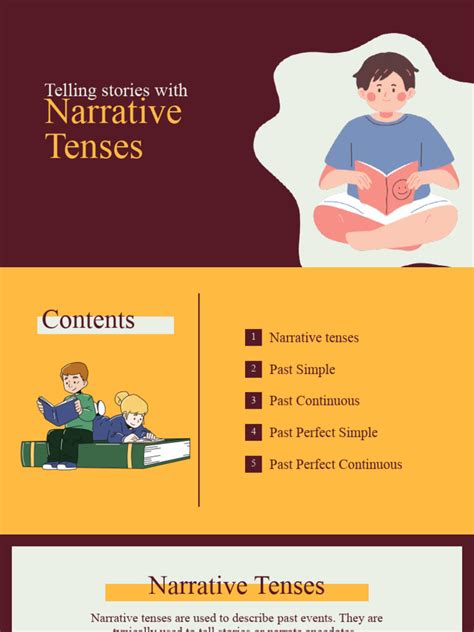 Narrative Tenses Presentation Download Free Pdf Grammatical Tense Perfect Grammar