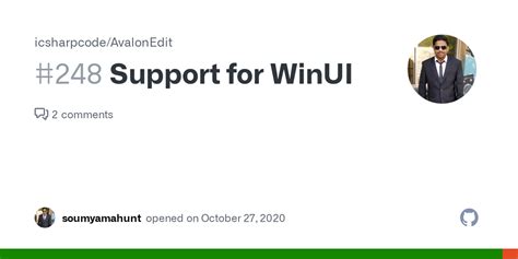 support for winui · issue 248 · icsharpcode avalonedit · github