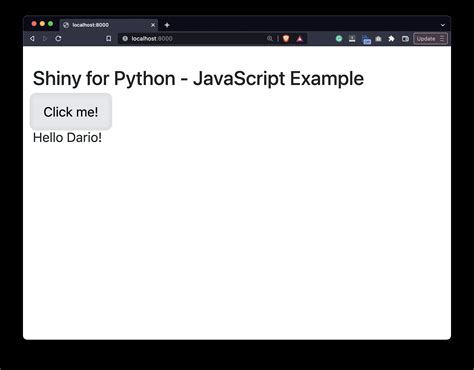 Shiny For Python And Javascript How To Add Js Scripts To Your