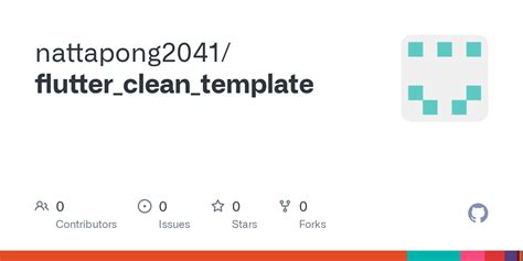 Github Nattapong2041fluttercleantemplate