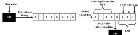 the check bits embedding method download scientific diagram