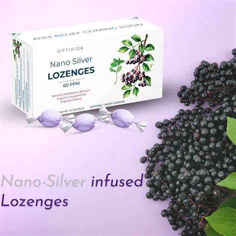 Buy Optivida Health Natural Colloidal Silver Lozenges 60ppm Elderberry