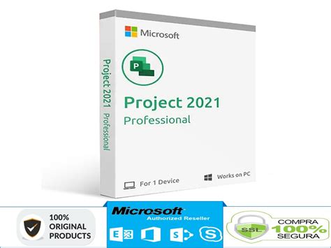Project Professional 2021 Licencia Original Para 1pc